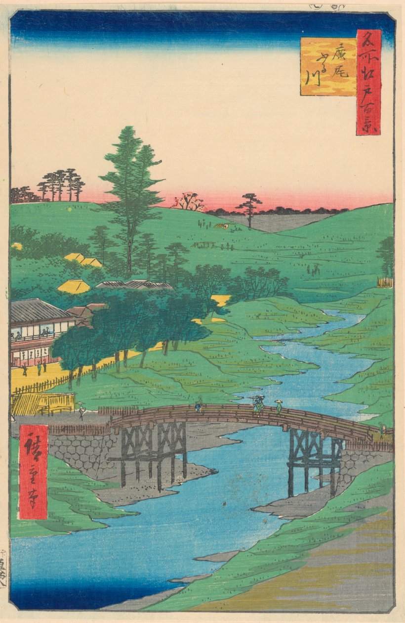 Furukawa River, Hiroo, from the Series One Hundred Famous Views of Edo