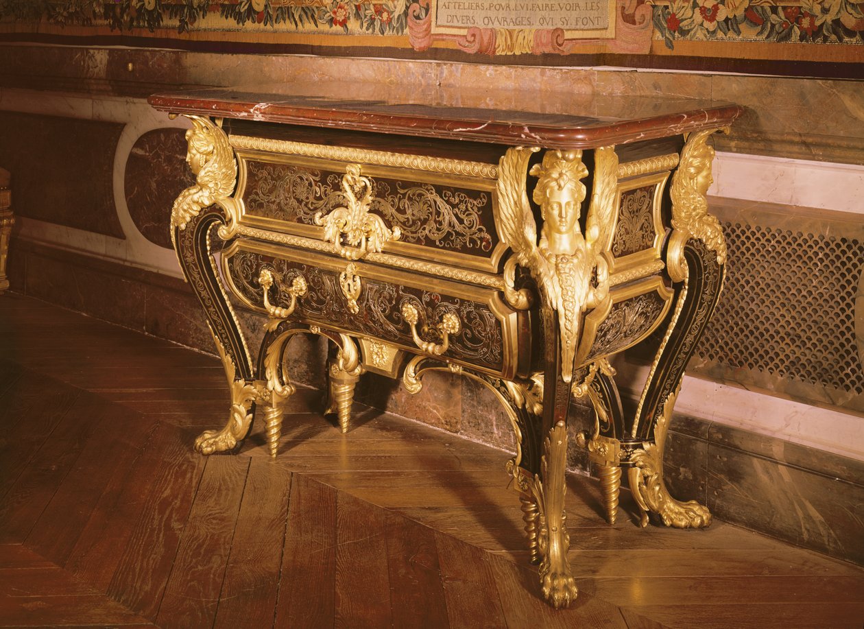 Mazarine Commode by Andre Charles Boulle: Fine art print