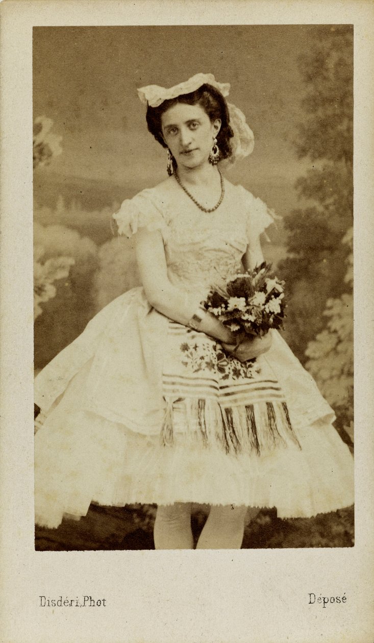 Portrait of the Ballet Dancer Marfa Muravyeva, 1863