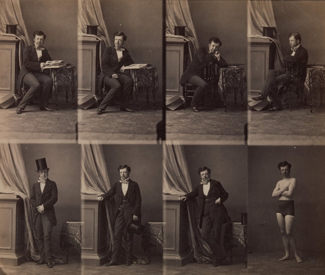 Prince Lobkowitz, 1858 by Andre Adolphe Eugene Disderi