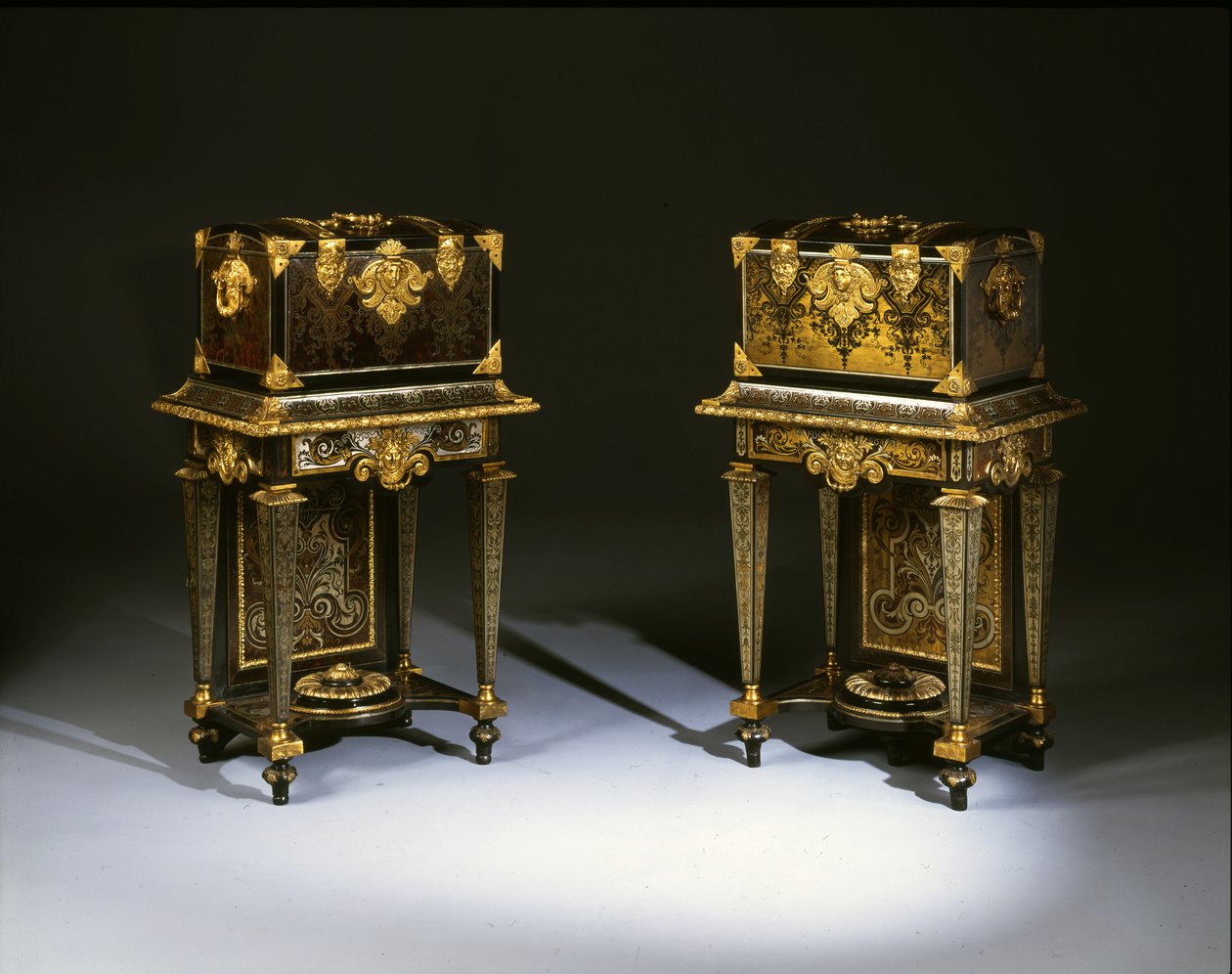 Pair of Louis XIV coffres de toilette