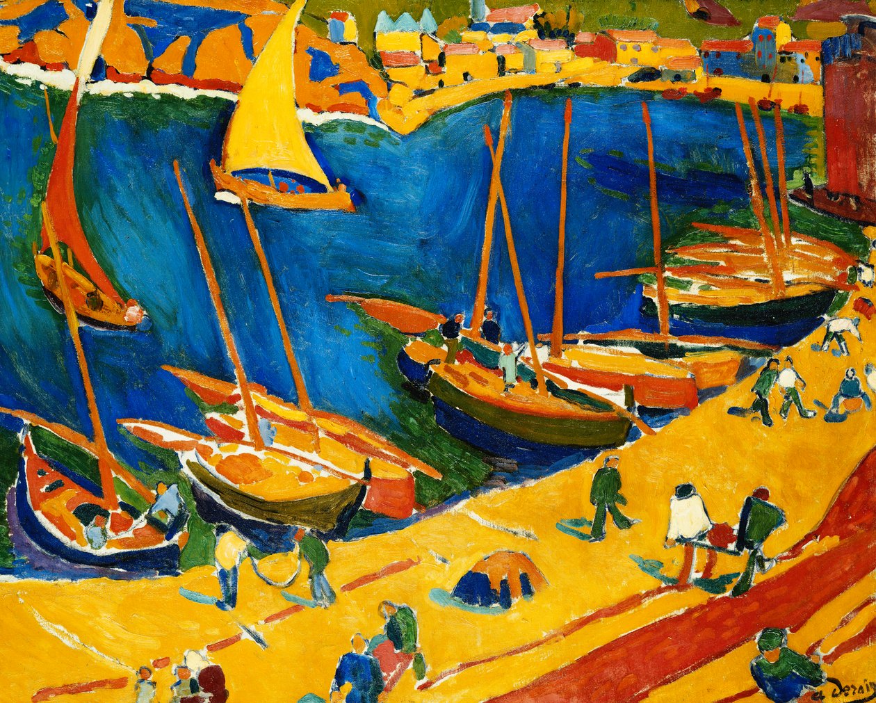 Collioure: The Fishing Port by Andre Derain