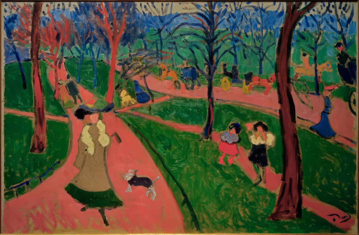 Hyde Park by Andre Derain: Premium art reproduction