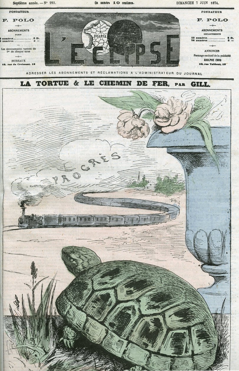 The Turtle and the Railway, an illustration of the technological ...