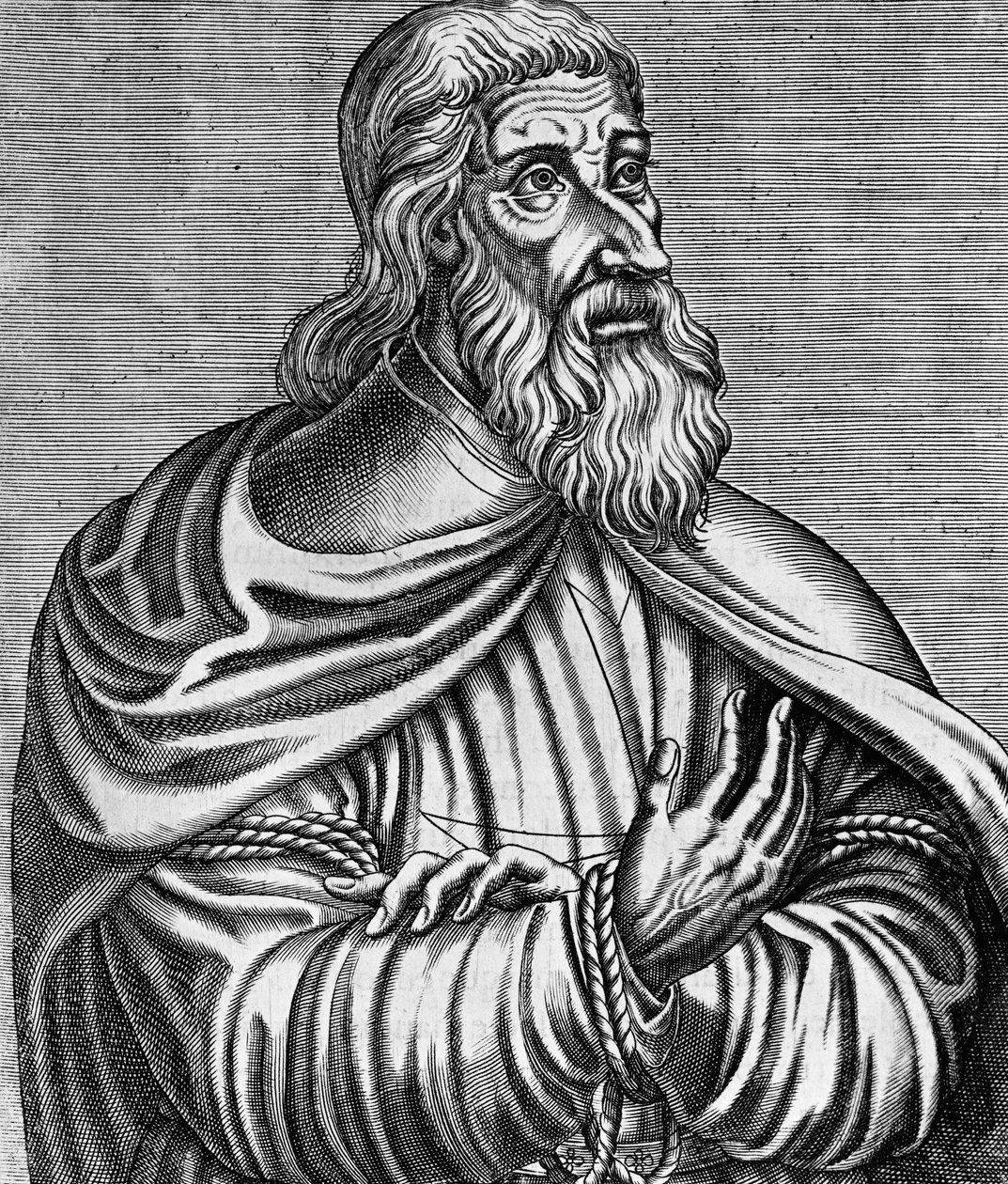 Portrait of Jacques de Molay, French Grand Master of Knights Templars ...