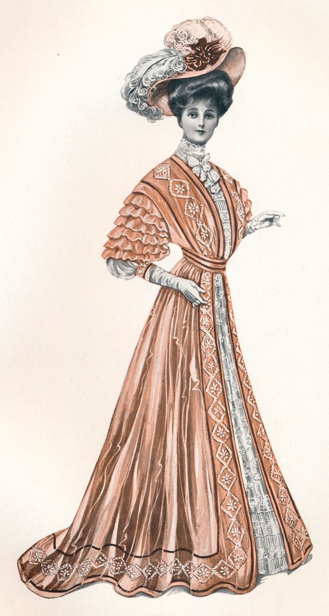 A Catalogue Illustration of an Edwardian lady