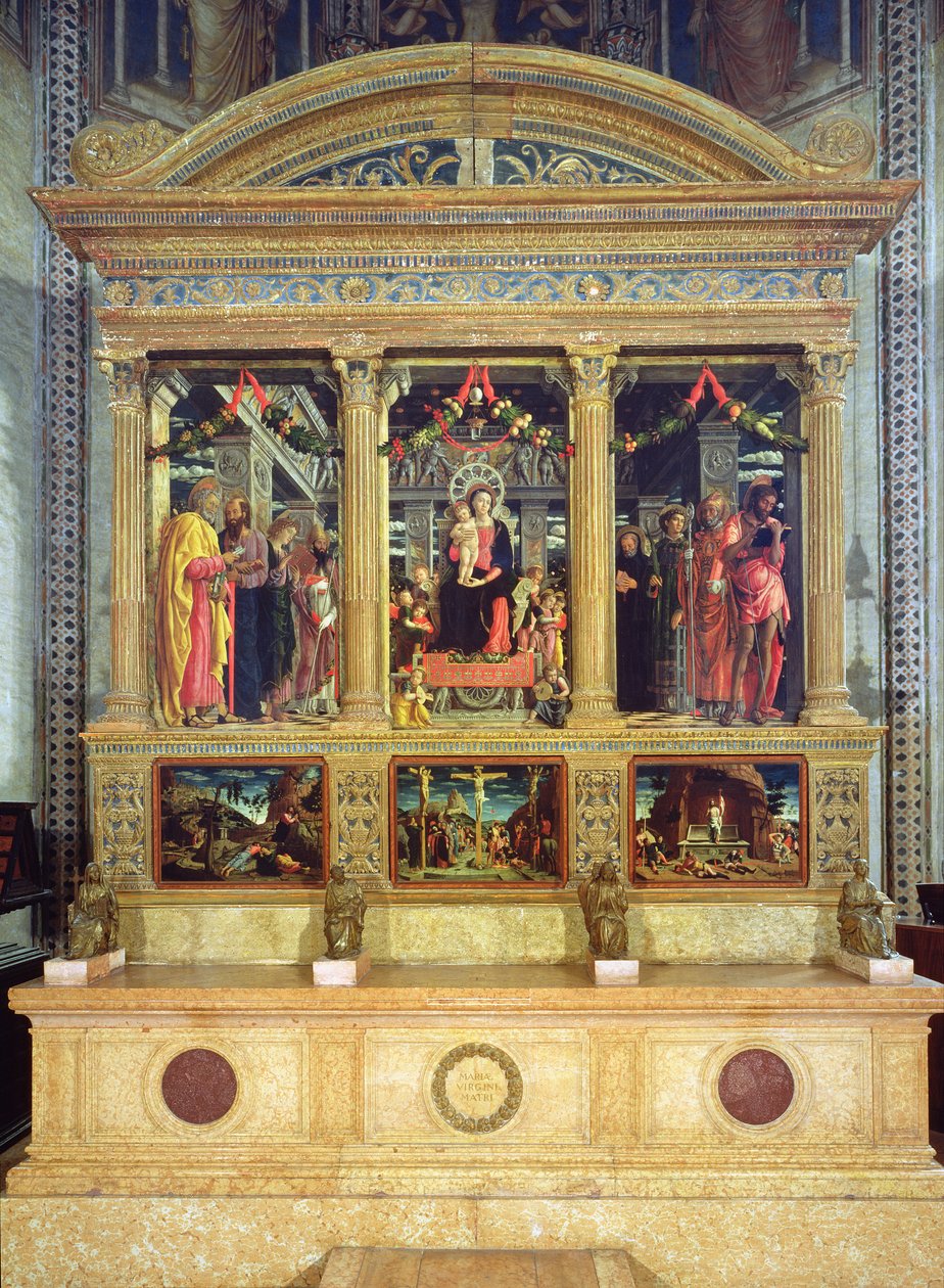 Altarpiece of St. Zeno of Verona by Andrea Mantegna