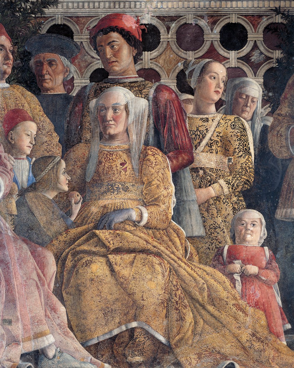 Barbara of Brandenburg with Her Daughter Paula and Rodolfo Gonzaga ...