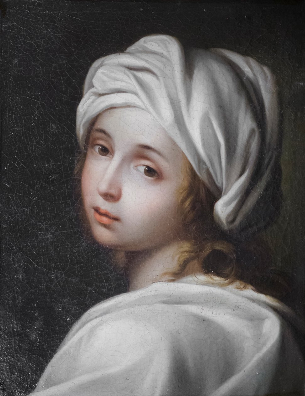 Portrait of Beatrice Cenci by Andrea Pozzi: Fine art print