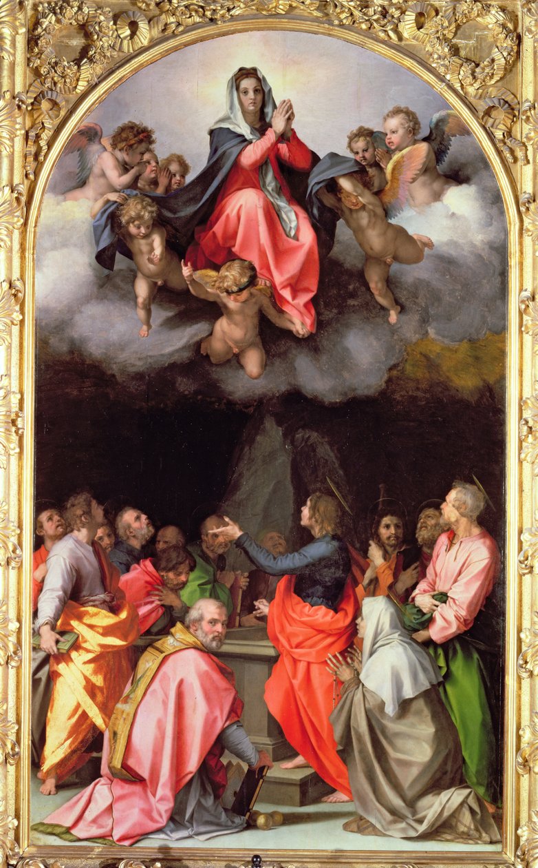 The Assumption of Mary (altarpiece) by Andrea del Sarto