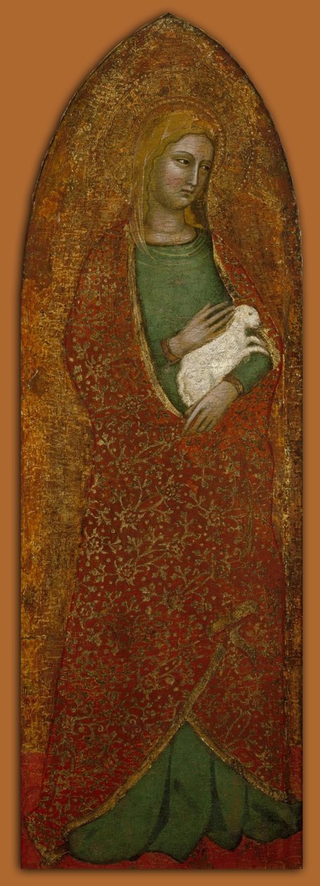 Saint Agnes by Andrea di Bonaiuto: Buy fine art print