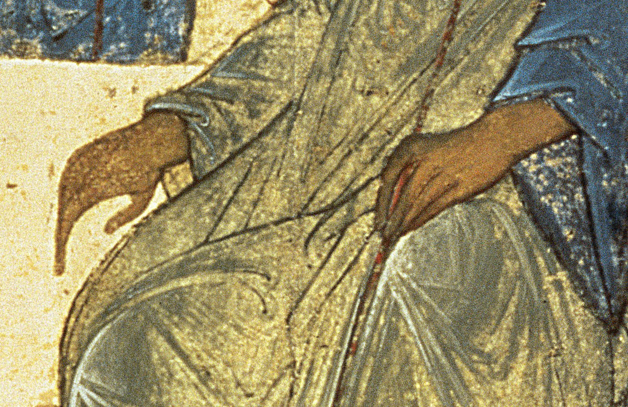 The Holy Trinity (detail) by Andrei Rublev: Fine art print