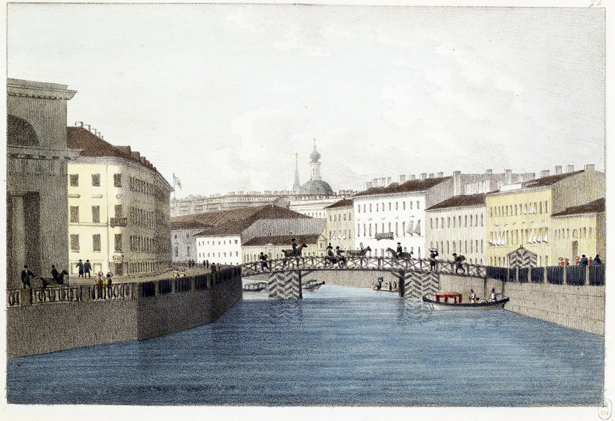 Bolshoi Koniushennyi Bridge in Saint Petersburg