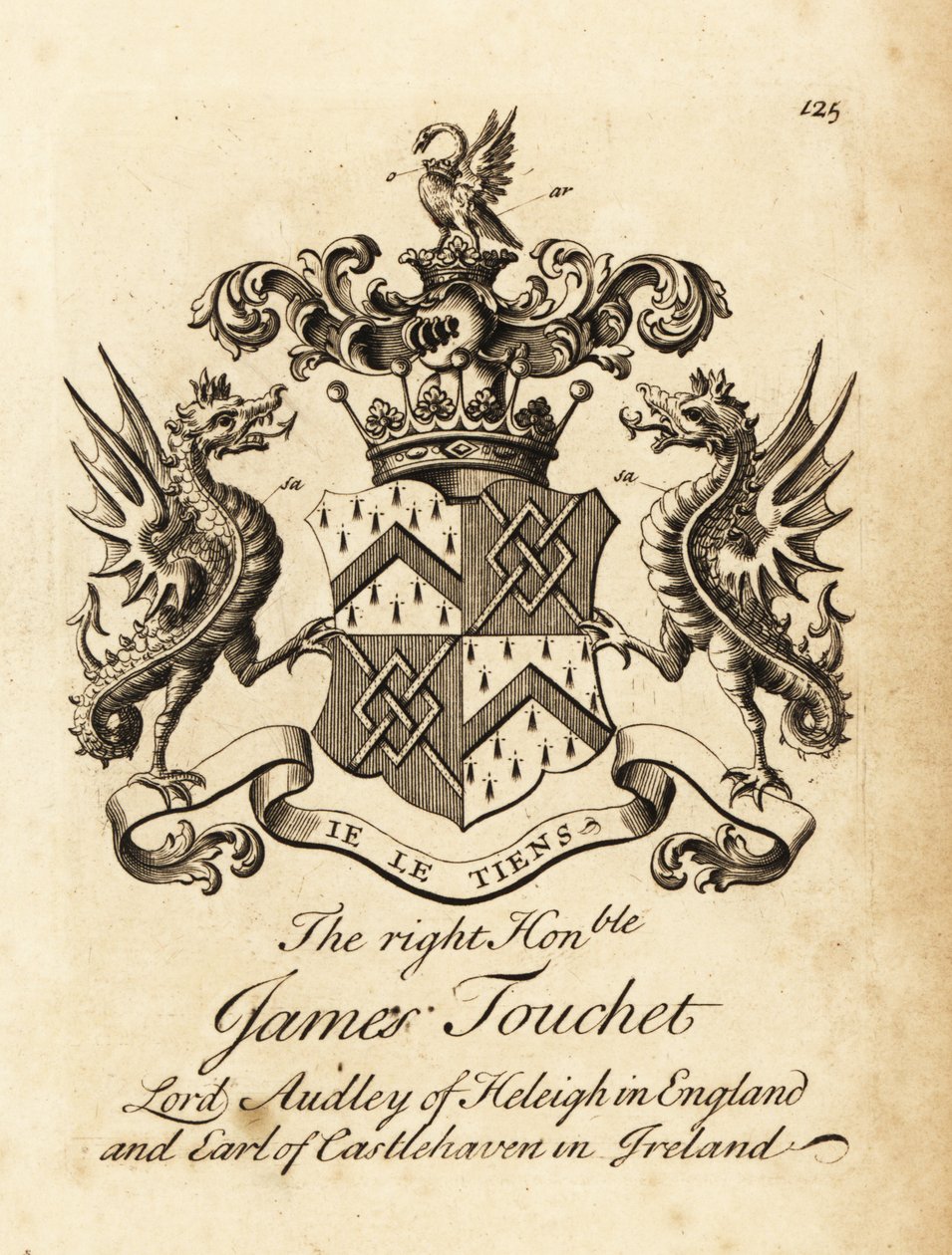 Coat of arms of James Touchet, Lord Audley of Heleigh, 6th Earl of ...