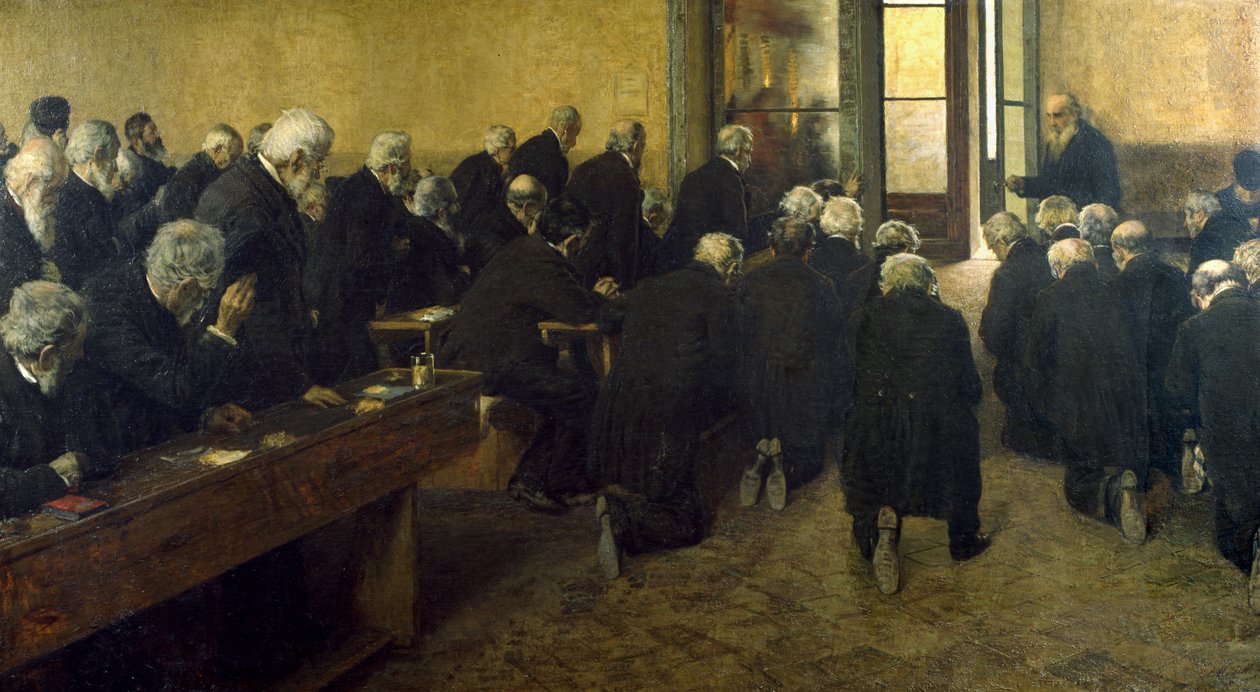 The Viaticum by Angelo Morbelli: Buy fine art print