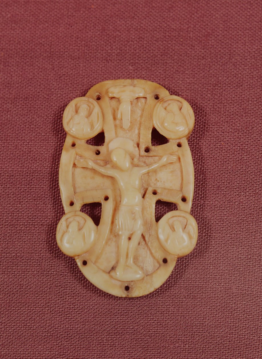 Reliquary cross by Anglo-Saxon: Premium art reproduction