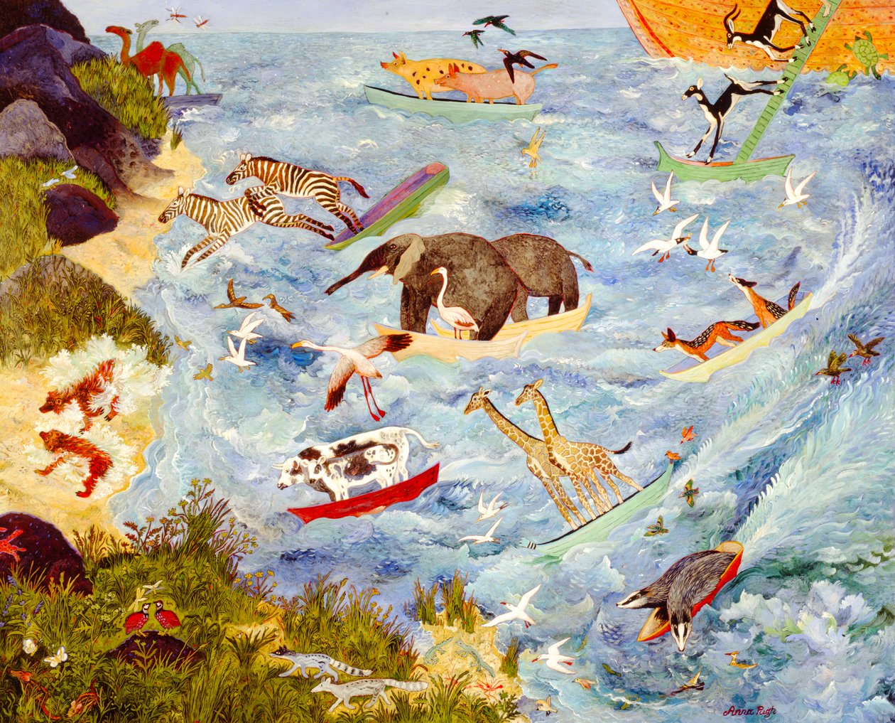 Leaving the Ark by Anna Pugh: Premium art reproduction