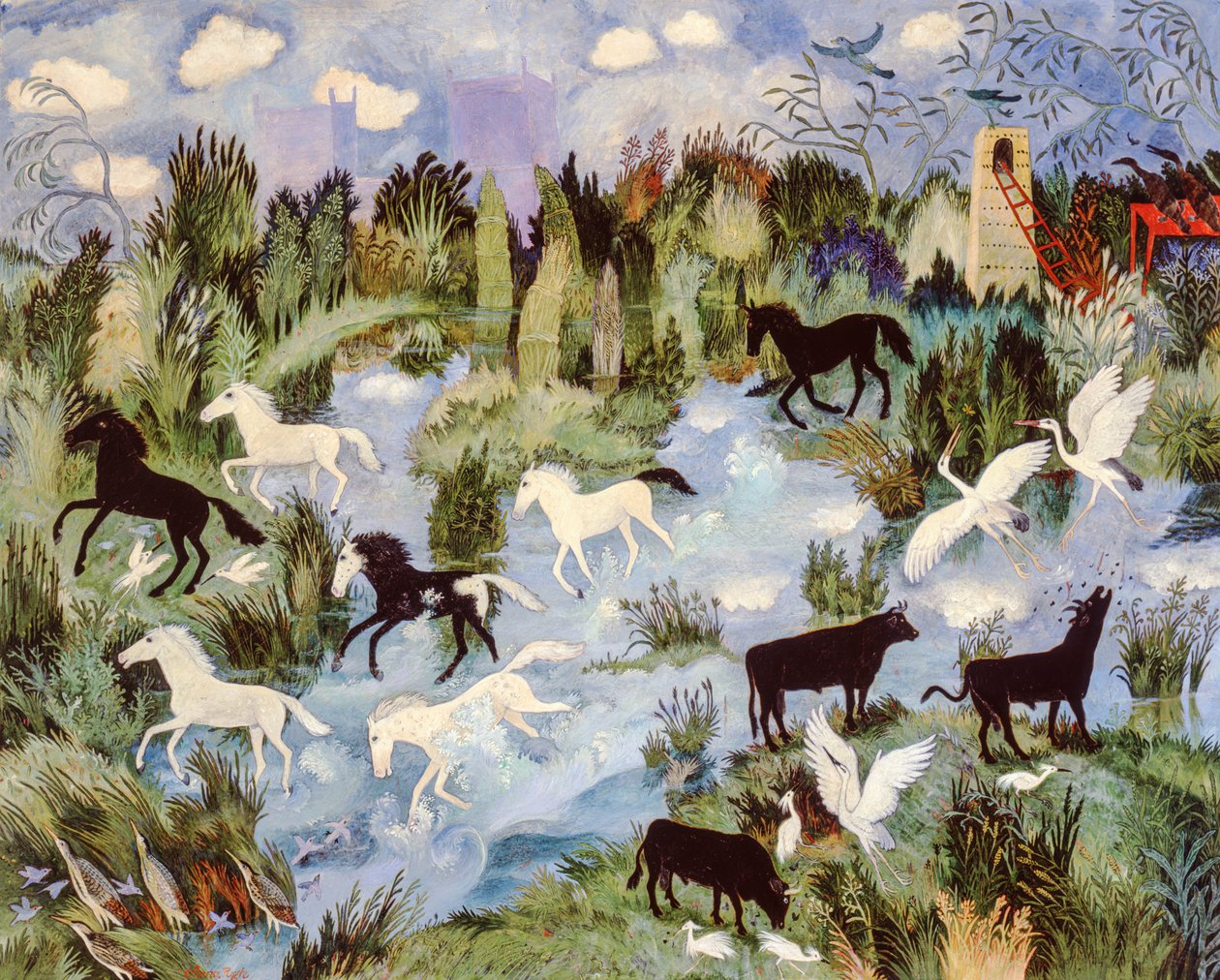 Marsh by Anna Pugh: Highest-quality art reproduction