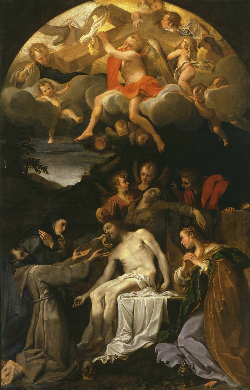 The Lamentation Over the Dead Christ with Saints