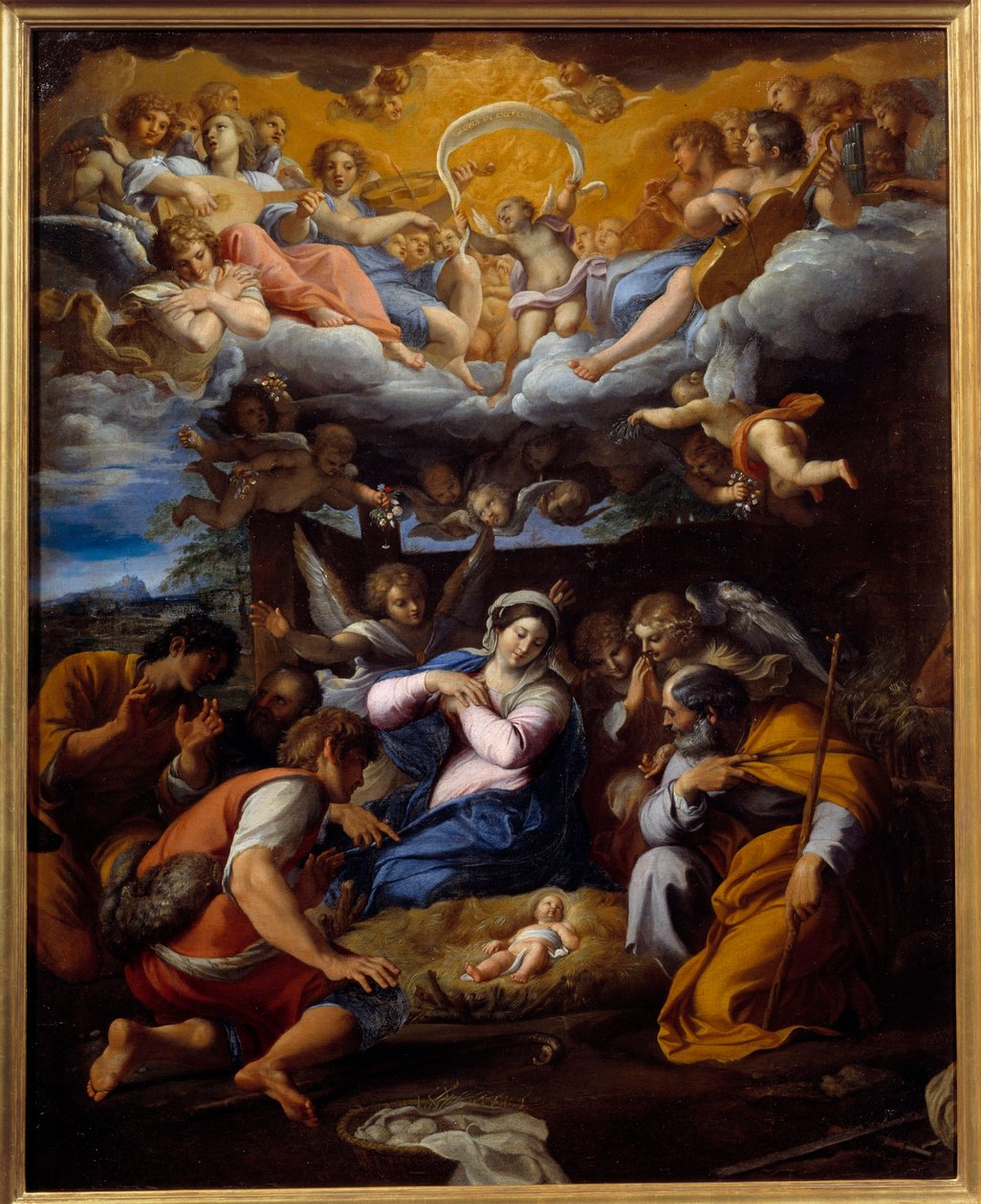 The Adoration of Shepherds by Annibale Carracci