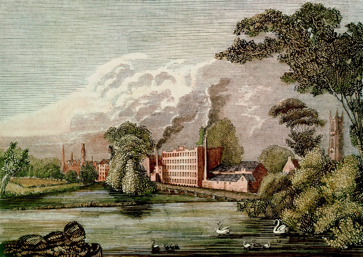Sir Thomas Lombe's Silk Mill, Derby, 18th century