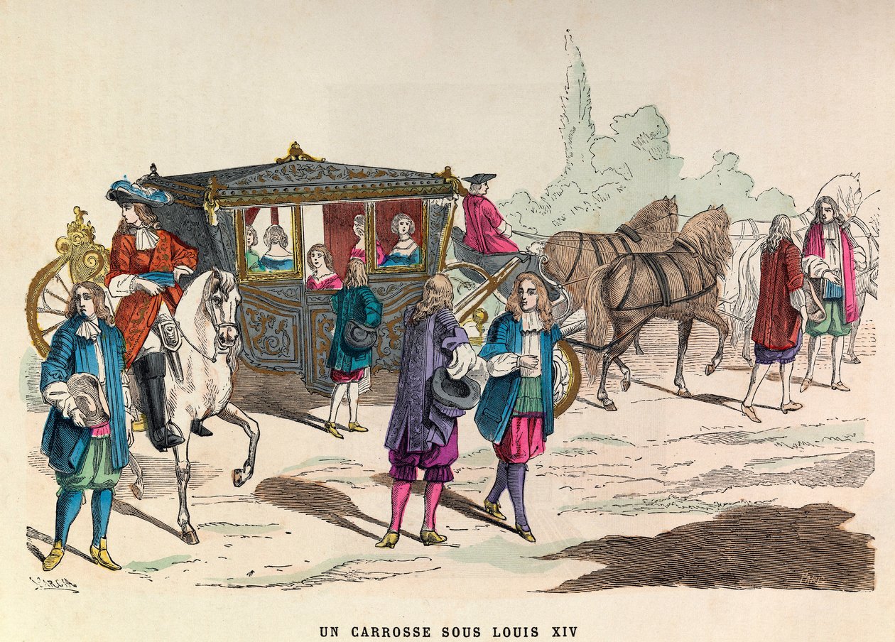 A coach, reign of King Louis XIV - private collection
