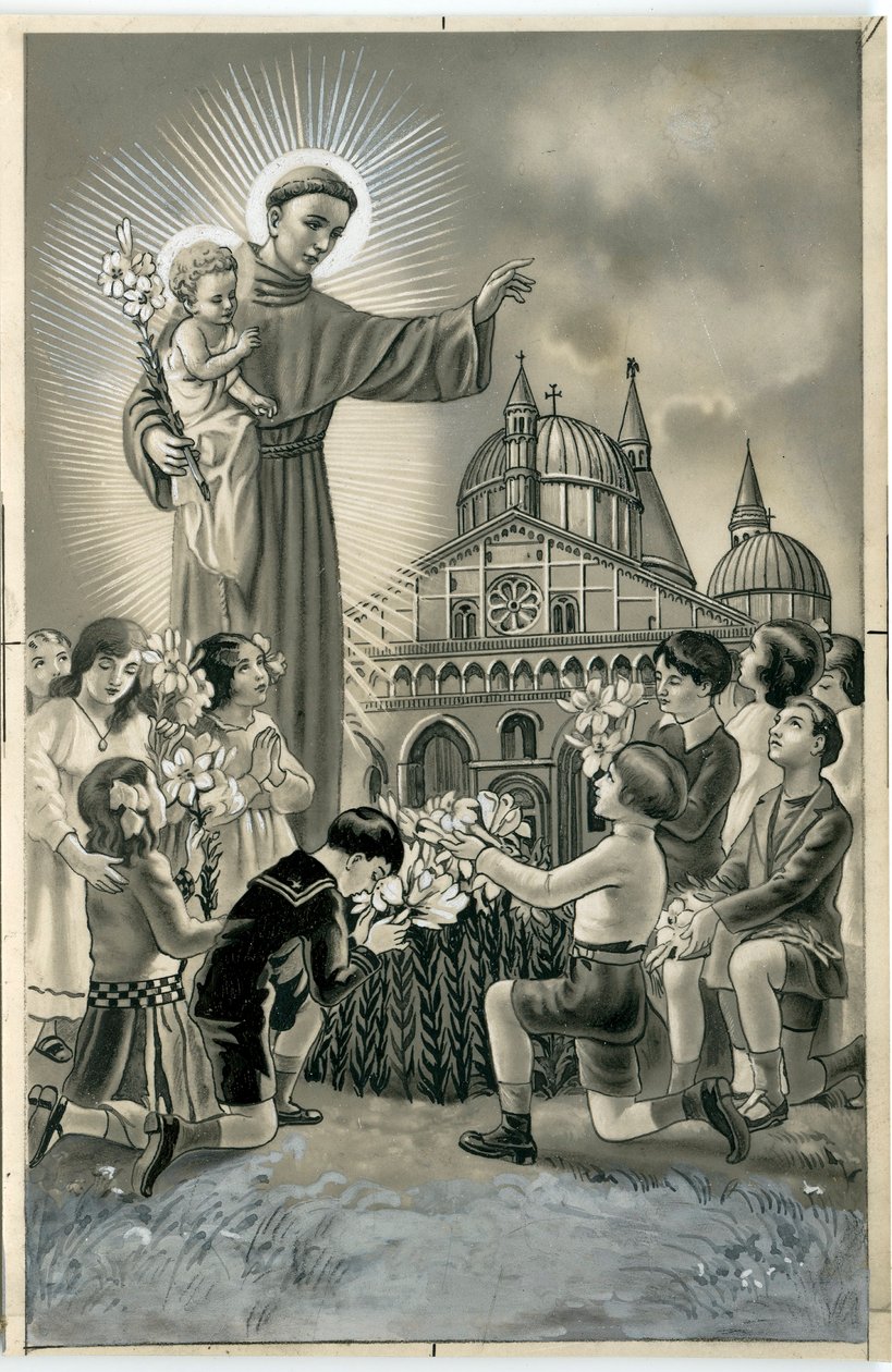 Saint Anthony of Lisbon by Anonymous Anonymous