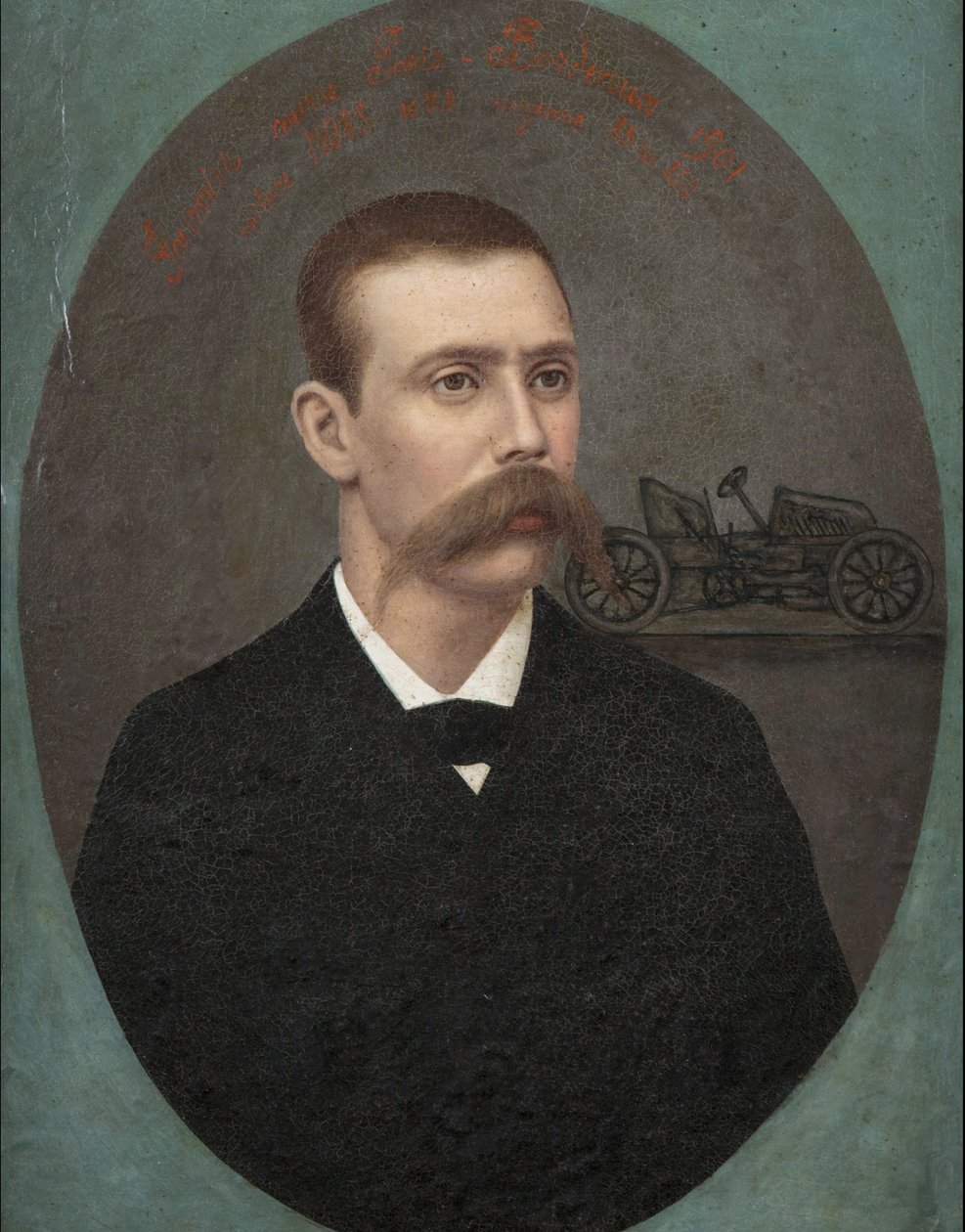 Portrait of the French Racing Driver Henri Fournier