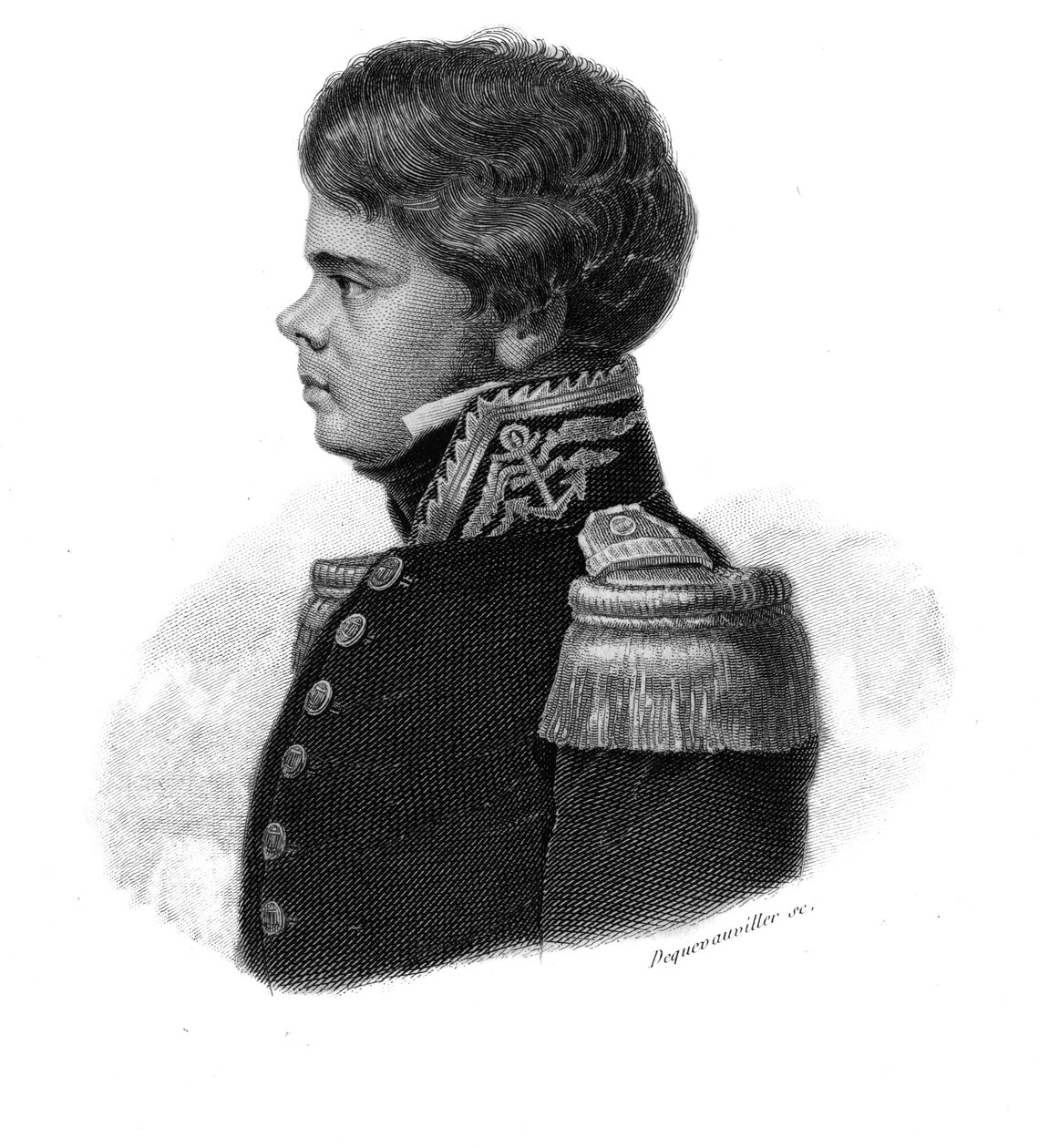 Portrait of Jules Alphonse Rene Poret Baron de Blosseville