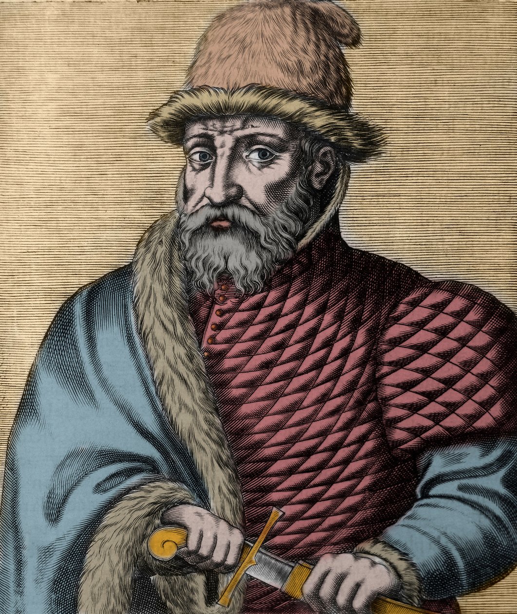 Portrait of Timur (Tamerlane) (1336-1405) Engraving from 'Histoire de l ...