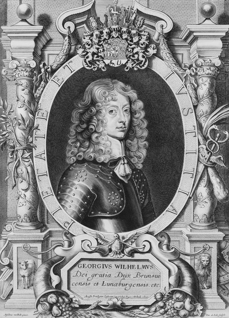 George William, Duke of Braunschweig-Luneberg, from 'Portraits des ...