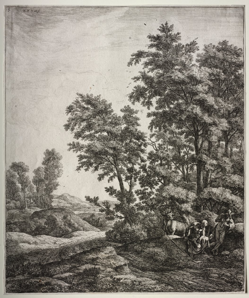 Six Large Upright Landscapes with Scenes from Ovid's Metamorphoses ...