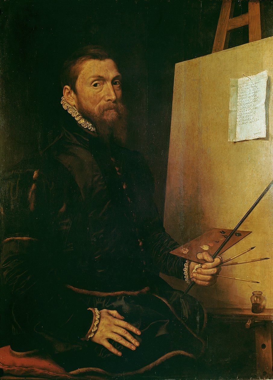 Self Portrait by Anthonis van Dashorst Mor: Fine art print