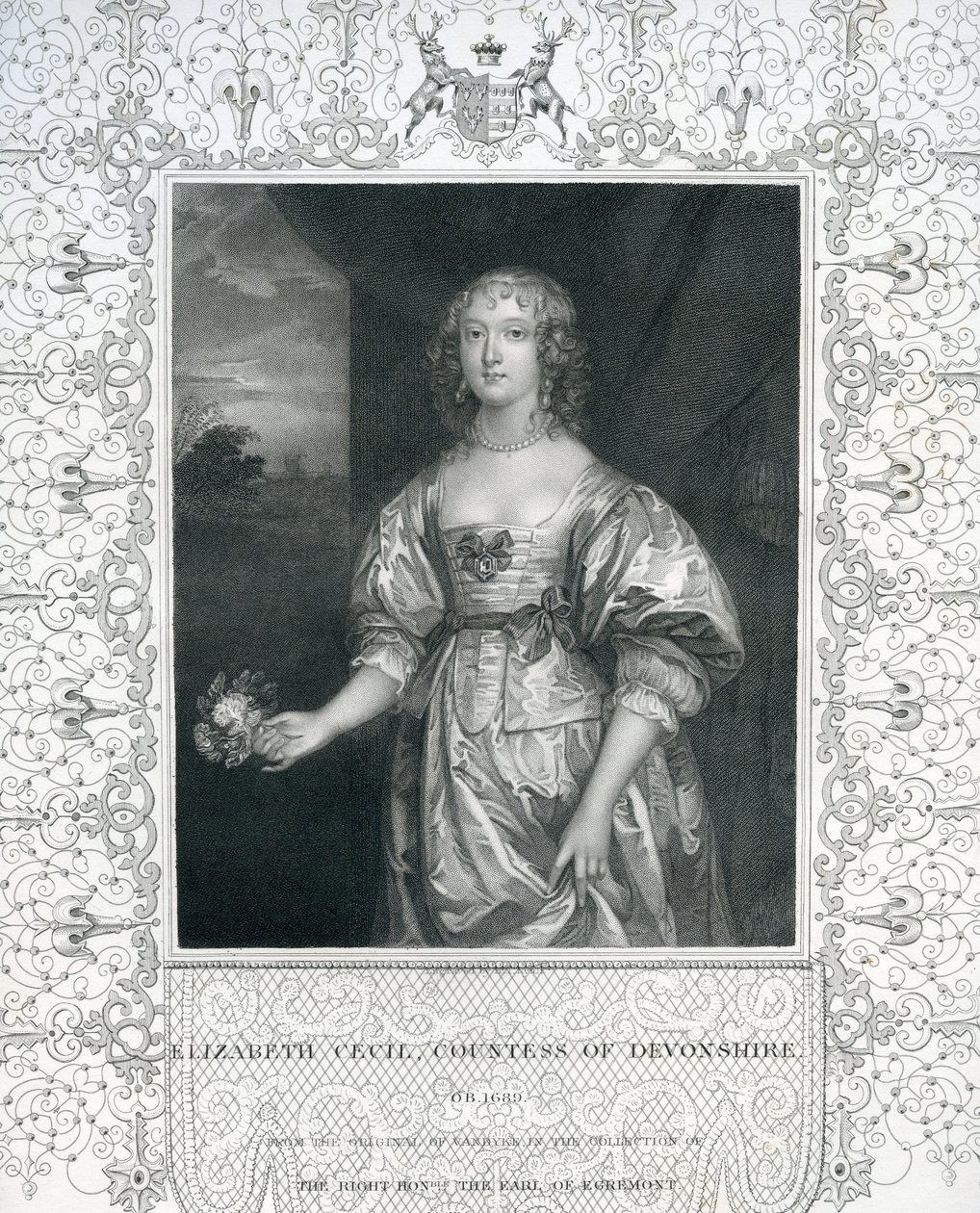 Elizabeth Cavendish, Countess of Devonshire, Mid 17th Century