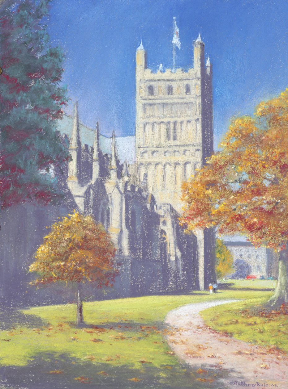 Exeter Cathedral - North Tower by Anthony Rule