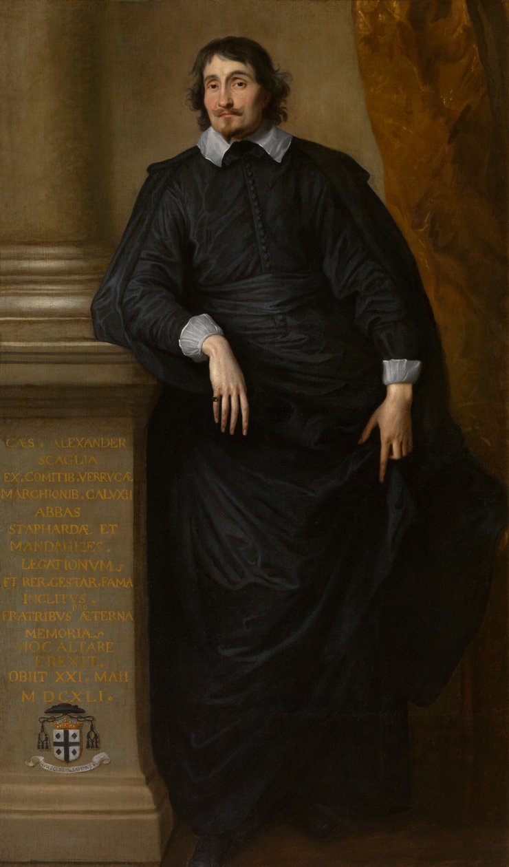 Caesar Alexander Scaglia, Abbot of Staffarda, c.1634