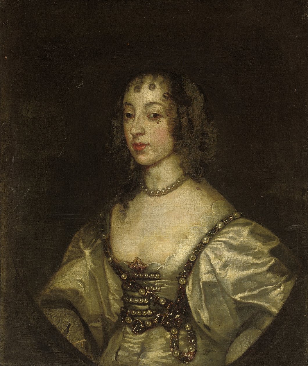 Portrait of Queen Henrietta Maria by Anthony van Dyck