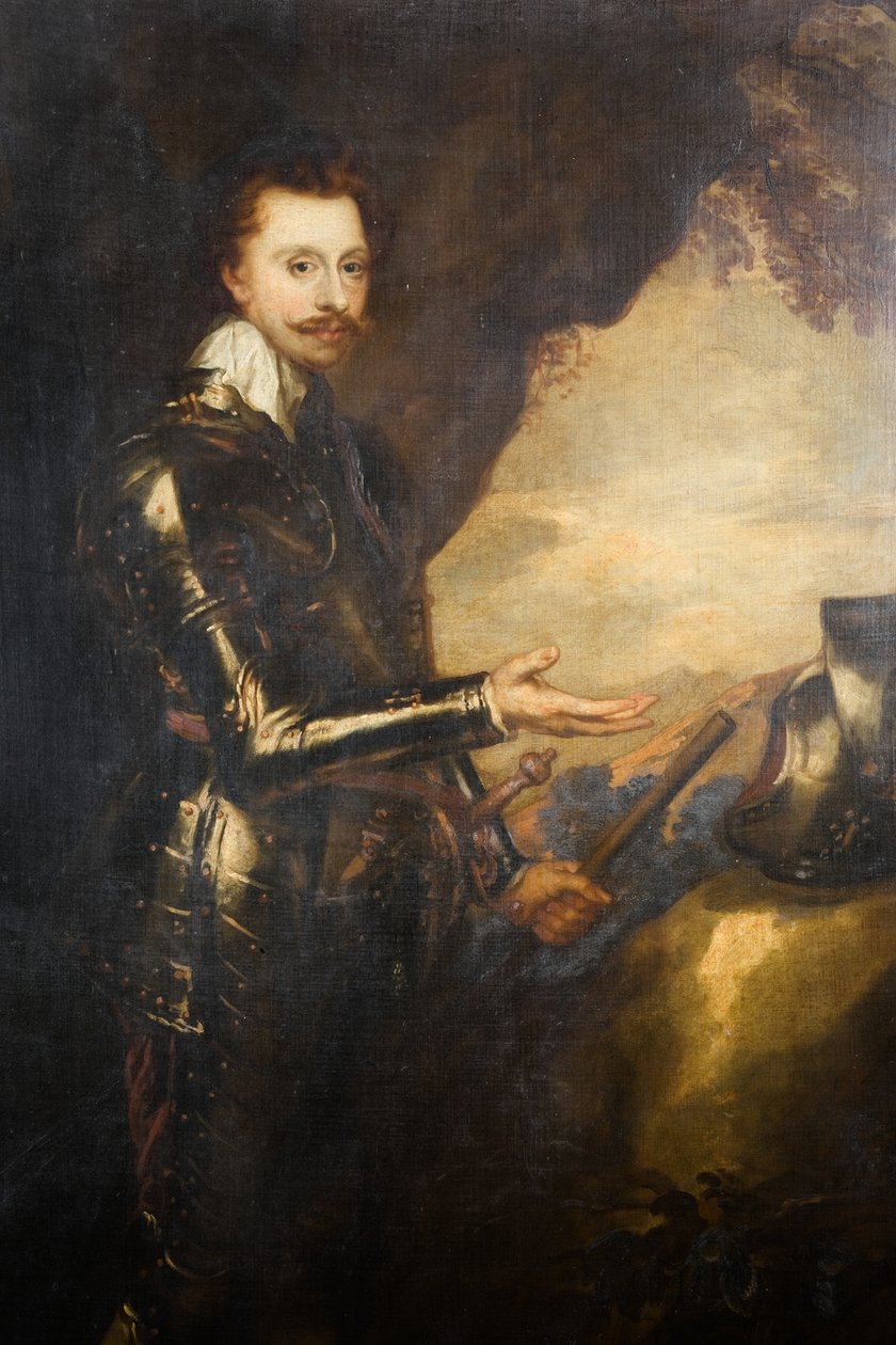 Sir Charles Cavendish by Anthony van Dyck: Fine art print