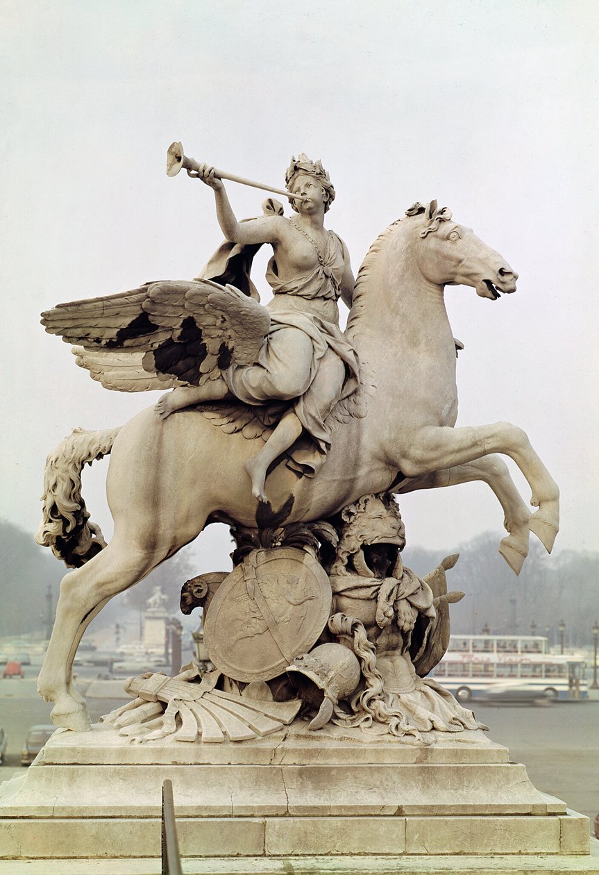Fame Riding Pegasus ('Le Cheval de Marly')