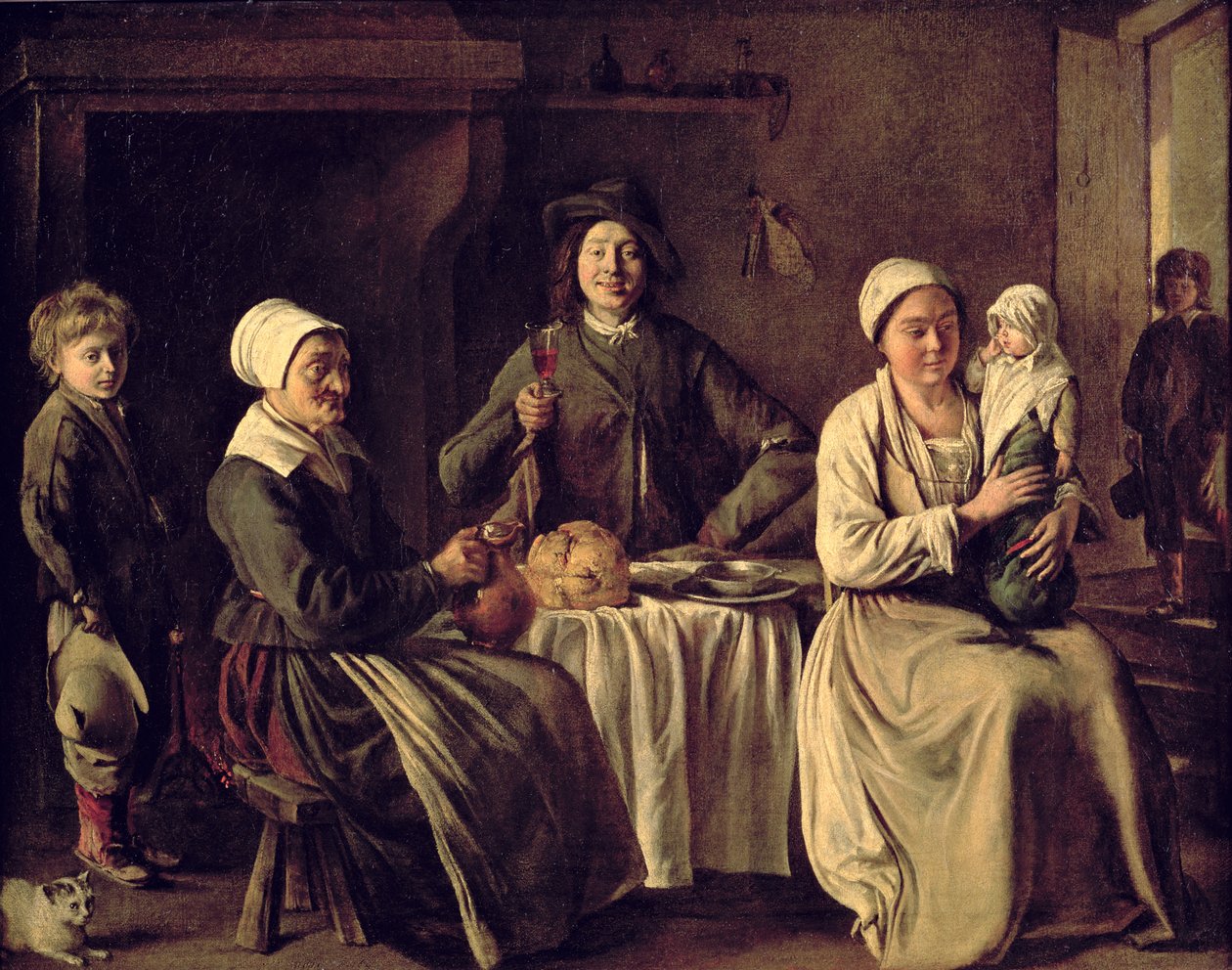 The Peasant Family by Mathieu Le Nain: Buy fine art print