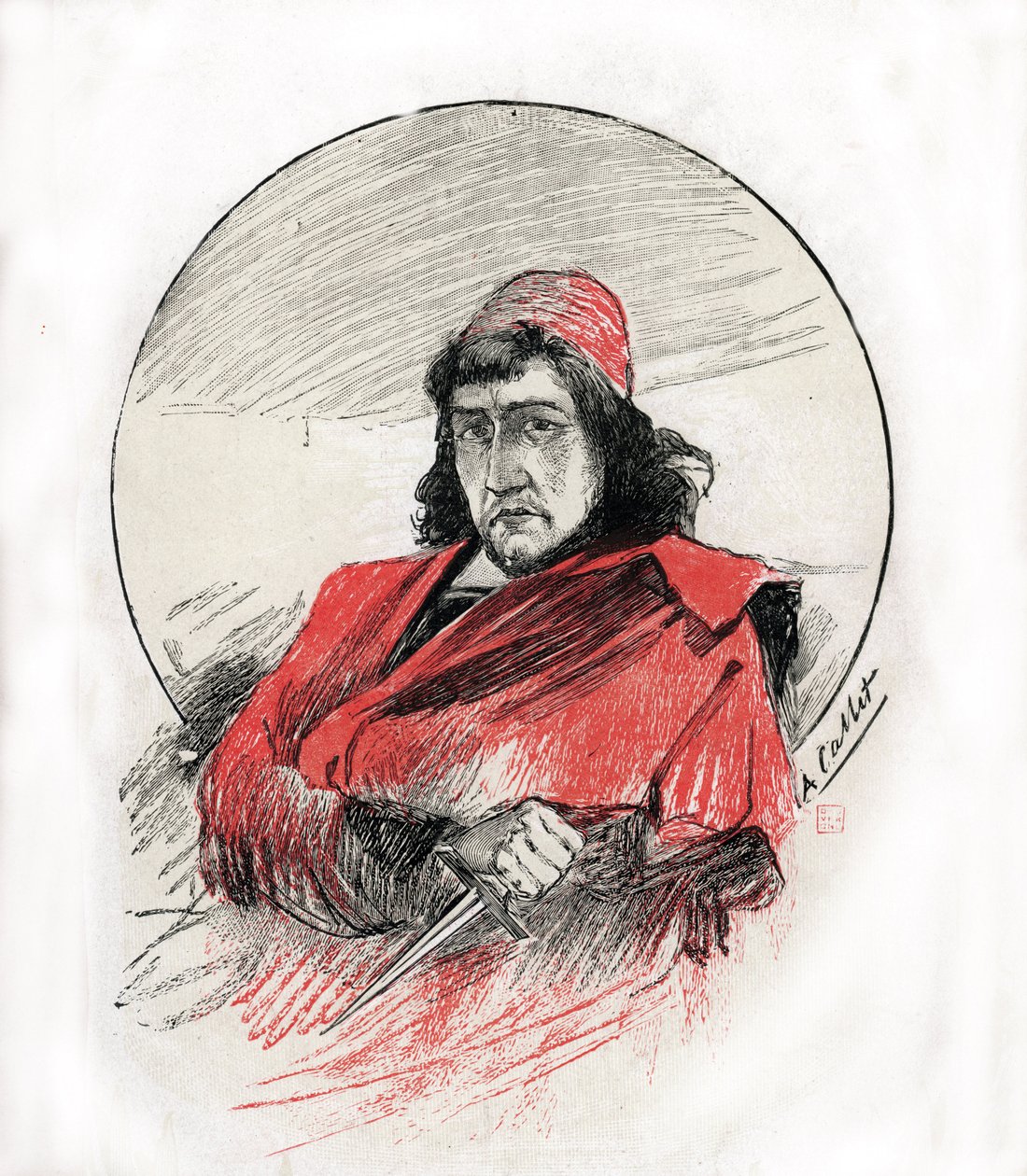 Portrait of Cesare Borgia by Antoine Calbet