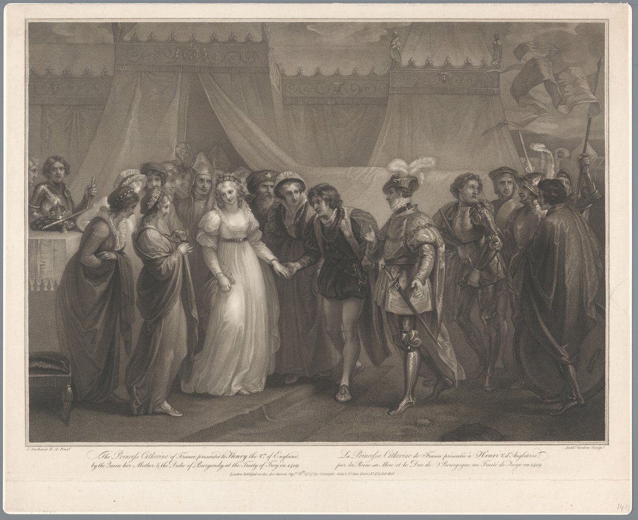 Catherine of Valois and King Henry V of England, 1420