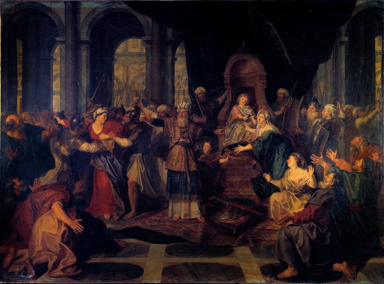 Athaliah chased from the Temple. Athaliah, wife of Joram, king of Judah ...