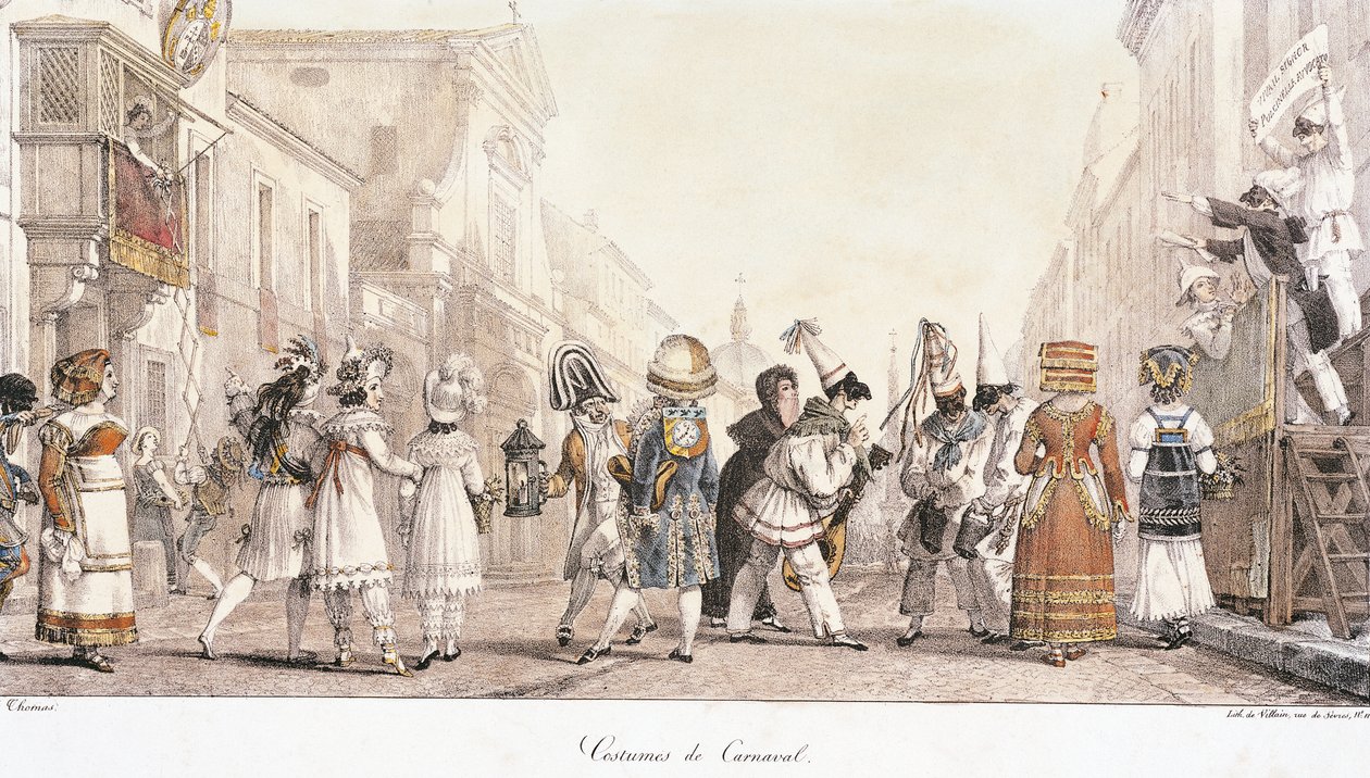 Carnival Costumes by Antoine-Jean-Baptiste Thomas
