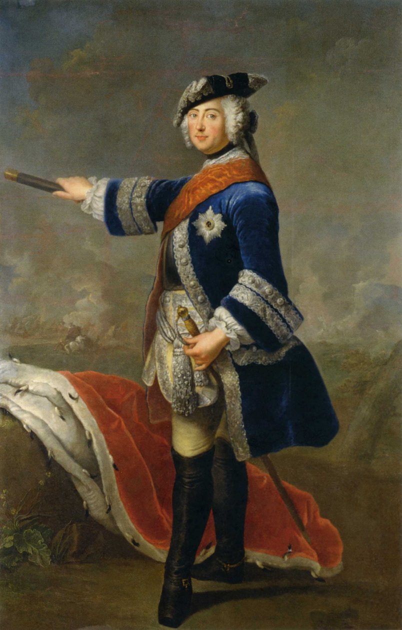 Friedrich II by Antoine Pesne: Buy fine art print