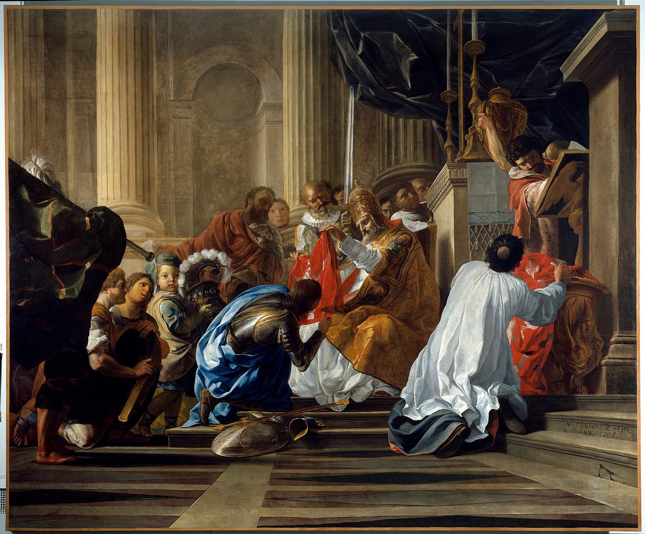 First Crusade: Raymond IV of Toulouse Taking the Cross