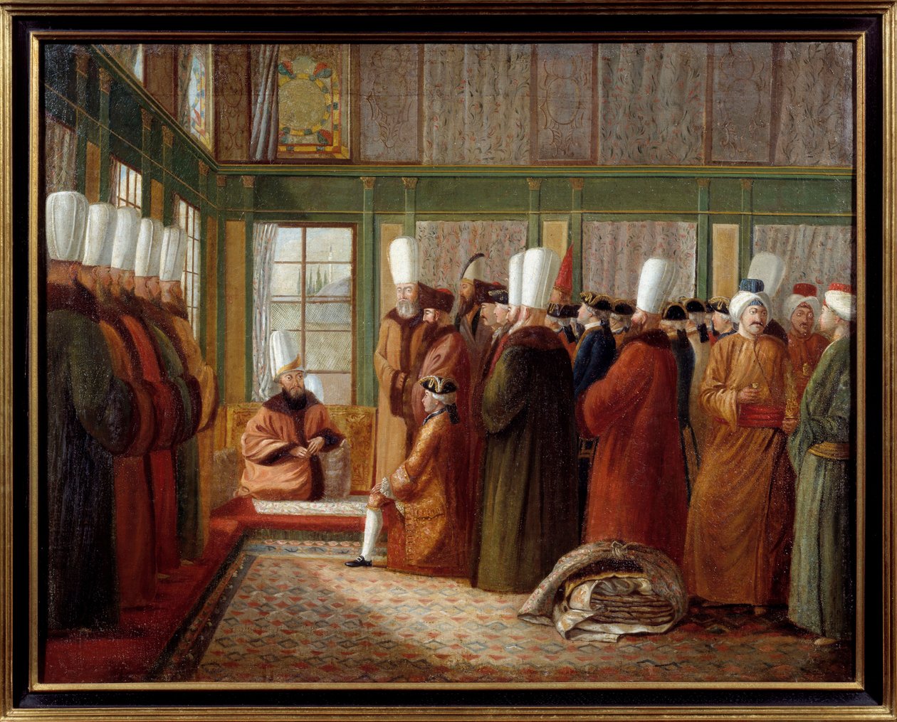 Ottoman Empire: Reception by the Grand Vizir of a French Ambassador