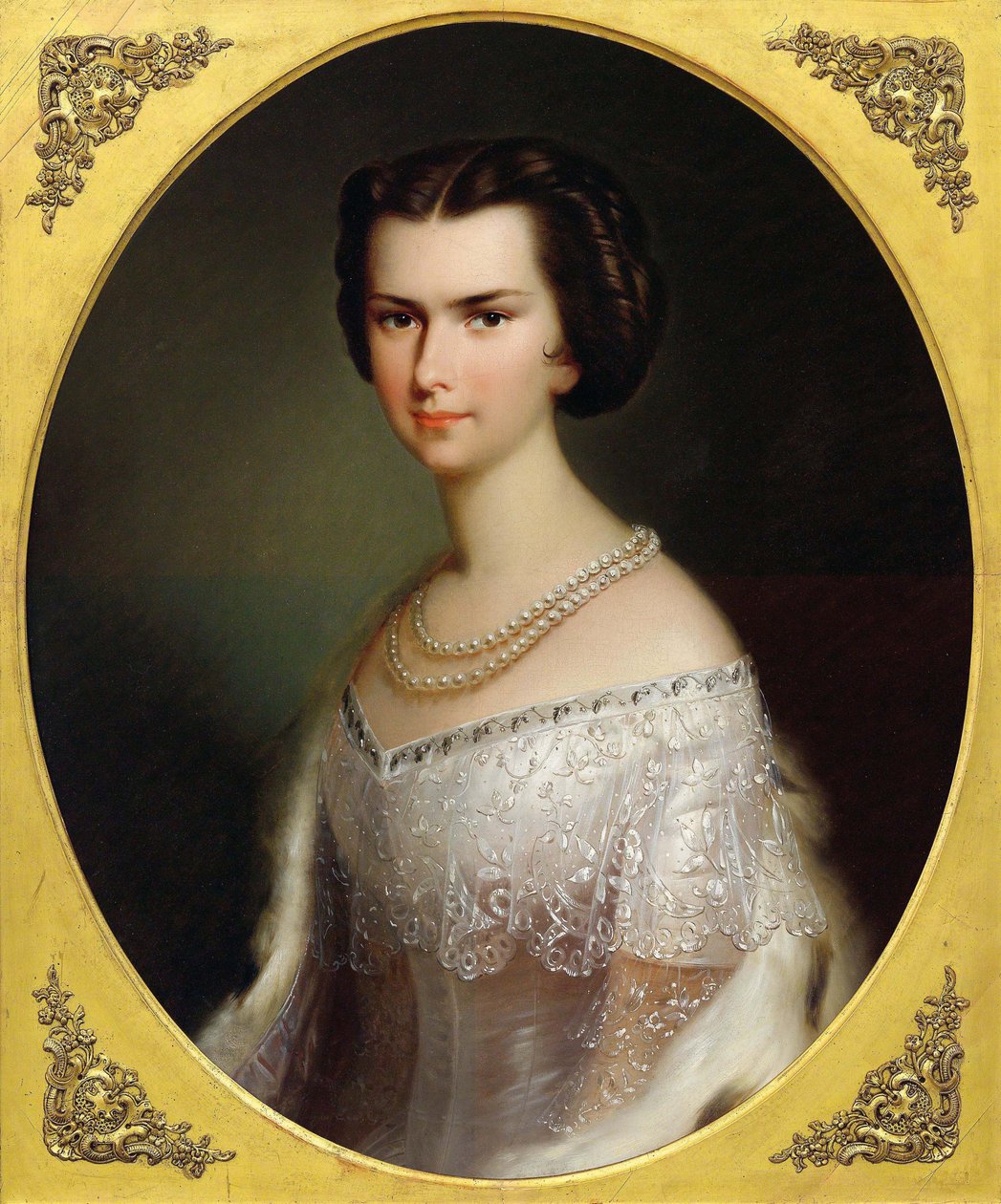 Portrait of Empress Elisabeth of Austria by Anton Einsle