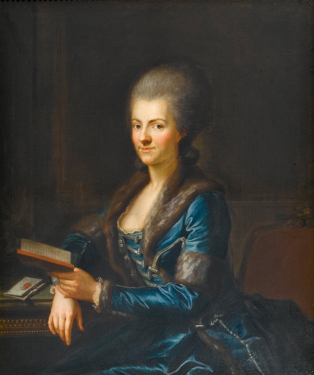 Portrait of Elisabeth Sulzer by Anton Graff: Fine art print