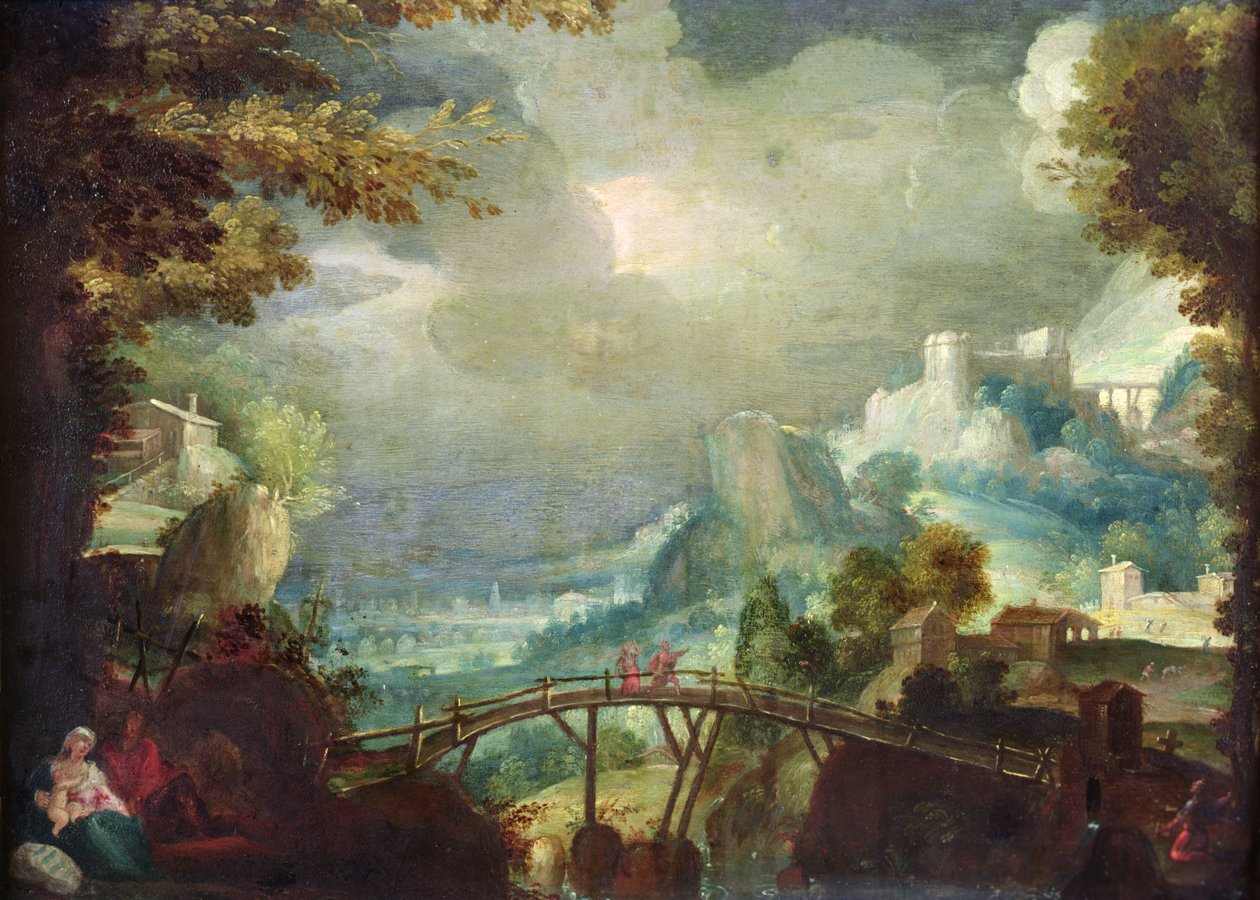 The Flight into Egypt by Anton Mirou: Buy fine art print